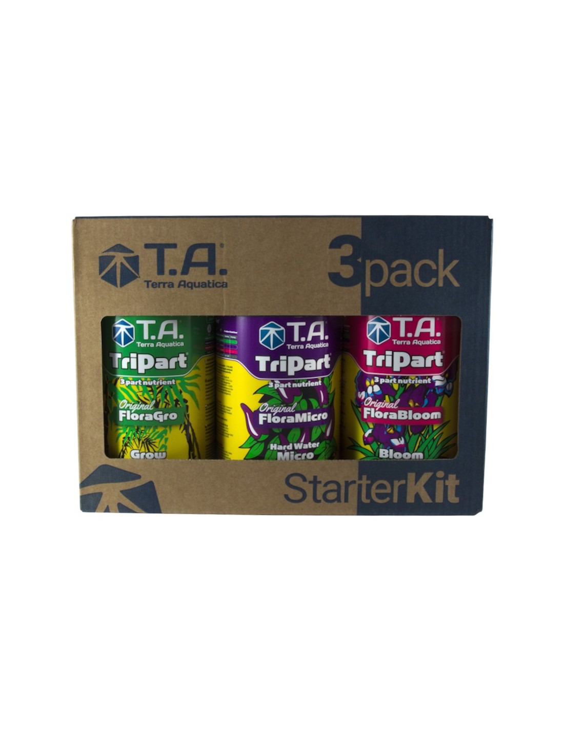 Kit TriPart- Agua Dura| Nutrientes Ciclo de vida Completo